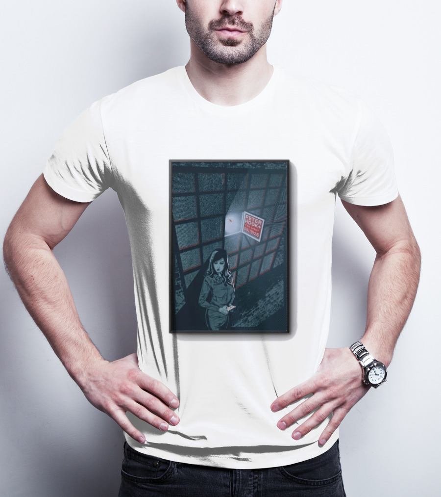 Peter Hook And The Light 9 18 2026 Del Mar CA Tour Woman In Dress Guard غرفة المراقبة T-Shirt