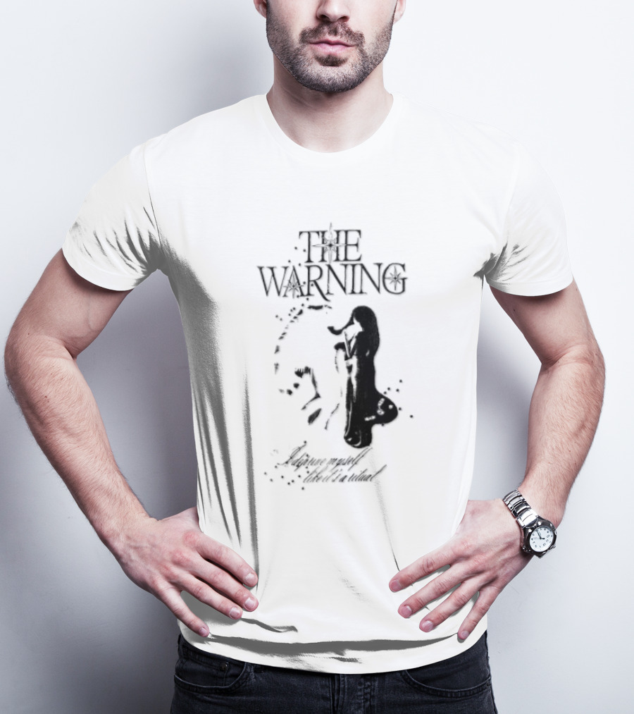 The Warning I Deprive Myself Like Its A Ritual Woman Playing Horn Stars T-Shirt