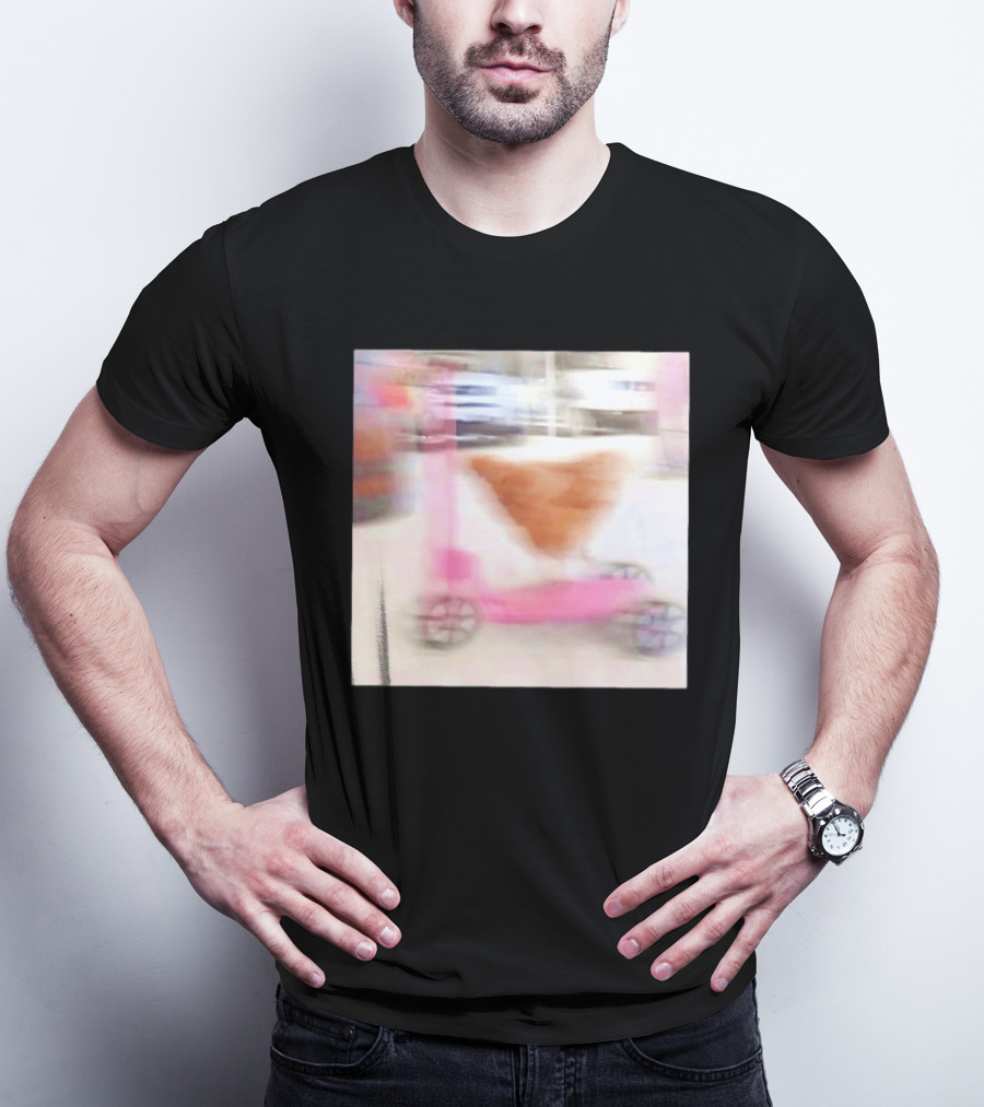 Chicken Riding Pink Scooter T-Shirt
