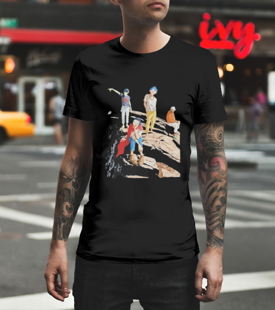 Gorillaz The Mountain Tour September 23 2026 Spectrum Center Charlotte North Carolina Band Members T-Shirt