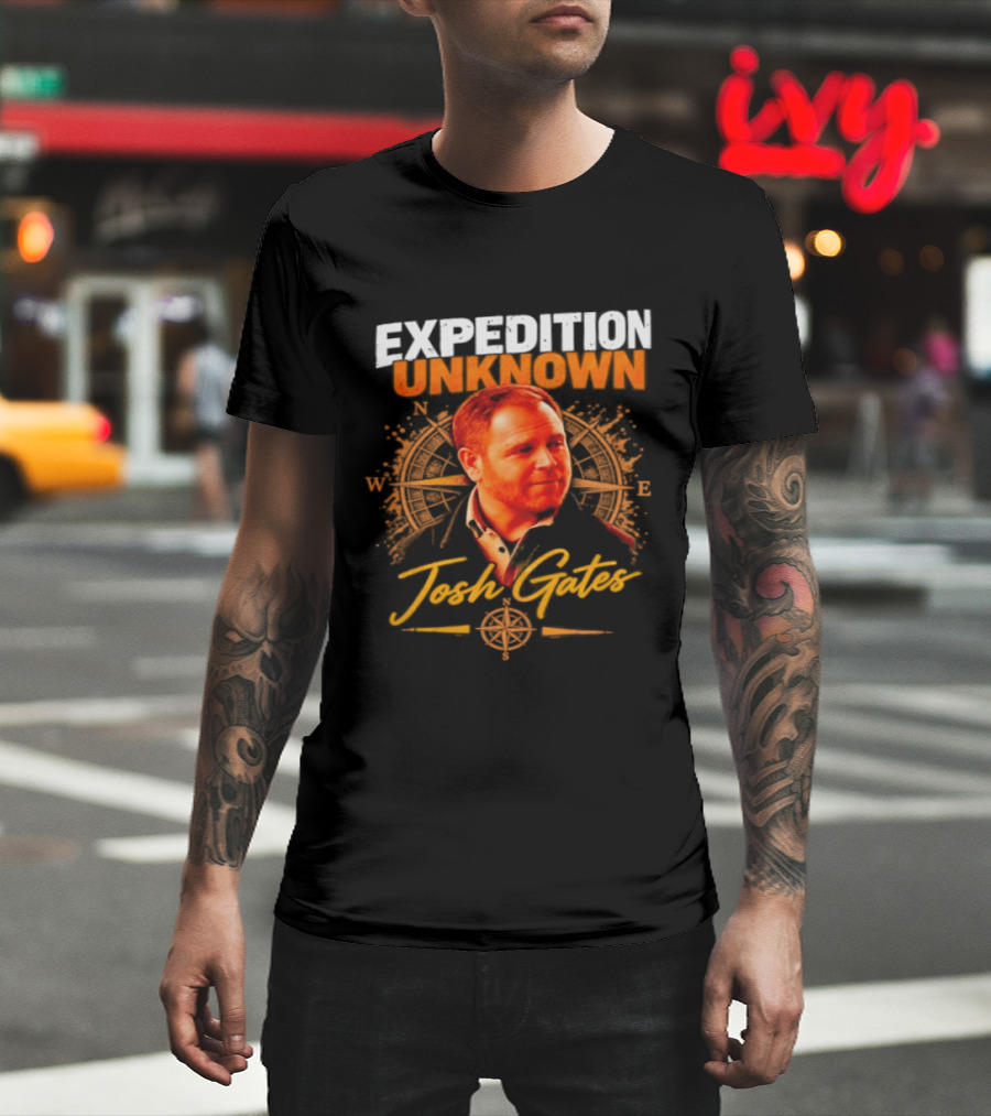 Josh Gates Expedition Unknown Discovery Channel T-Shirt