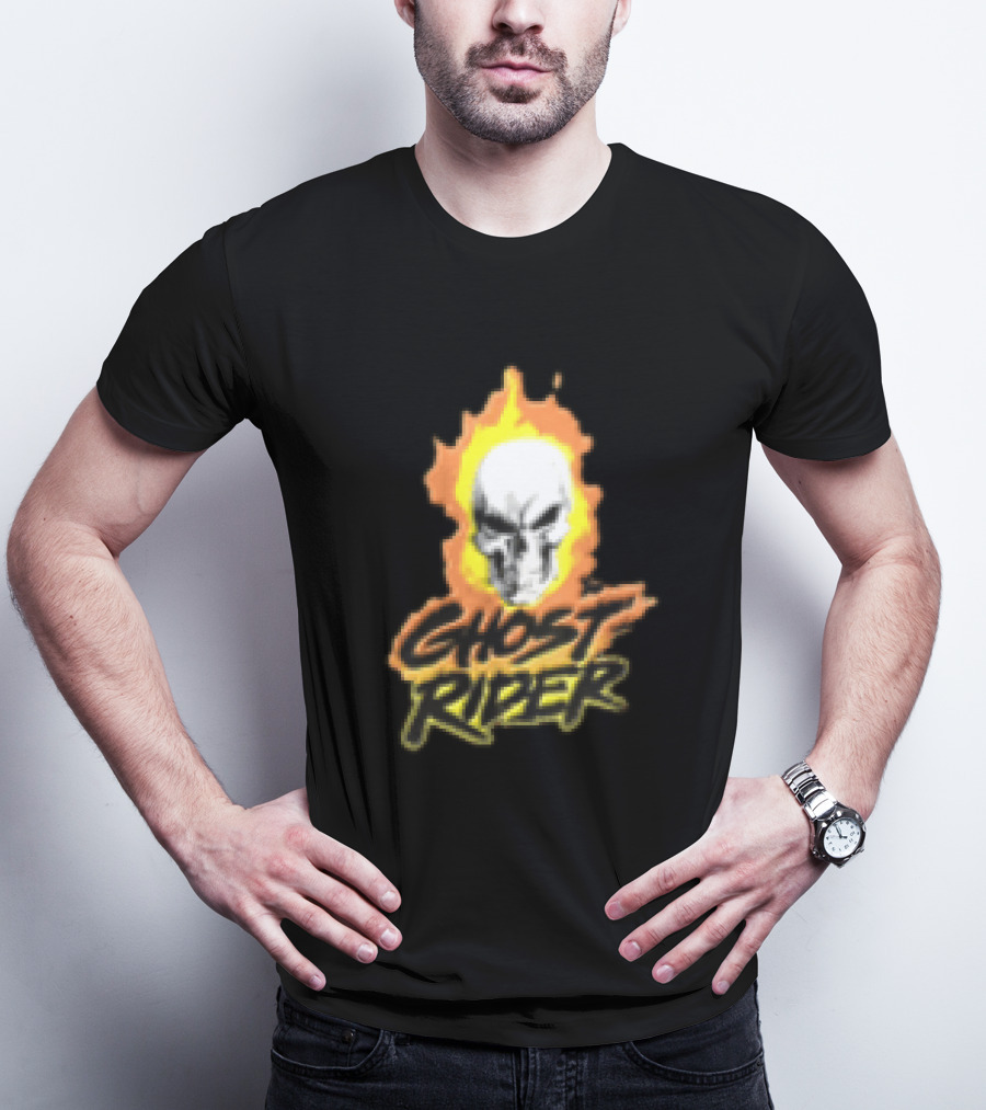 Marvel Ghost Rider Flaming Skull T-Shirt