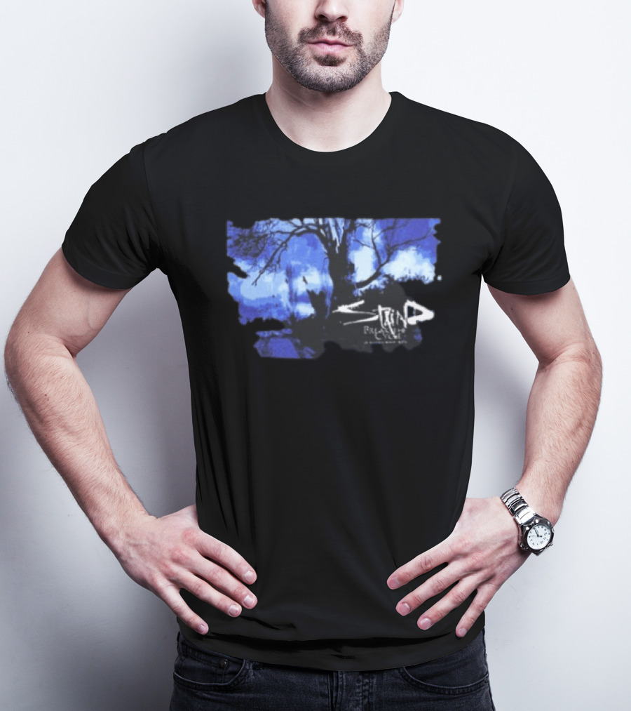 Staind Break The Cycle 2026 25th Anniversary Tour Tree Blue T-Shirt