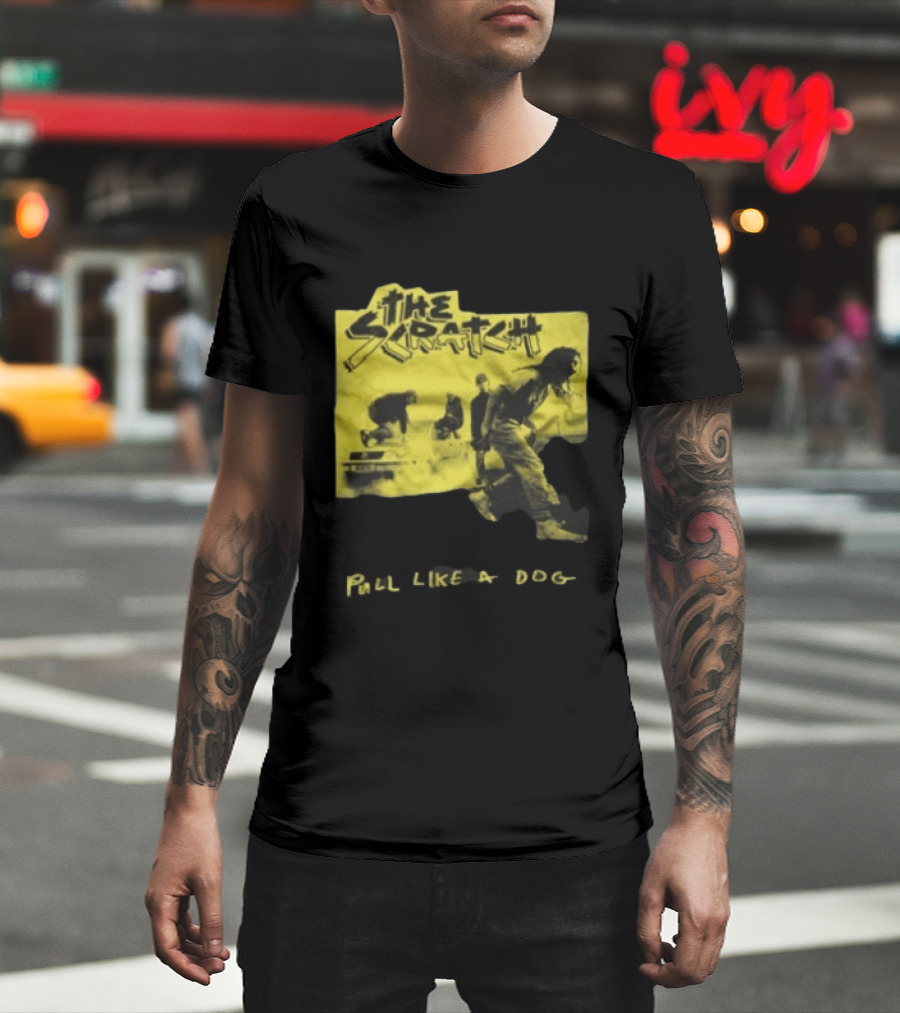 The Scratch Pull Like A Dog Grunge Style Vintage Band T-Shirt