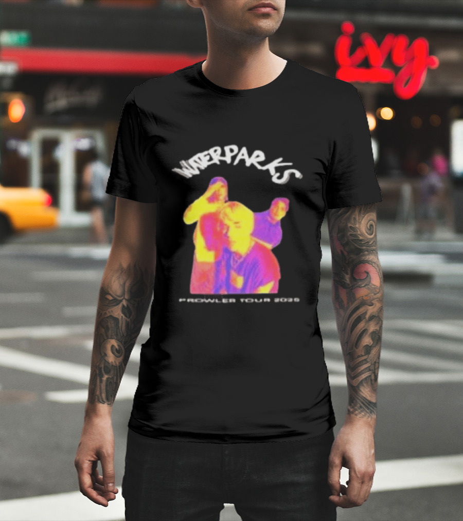 Waterparks Infrared Prowler Tour 2025 Crystallized Oceans Songs T-Shirt