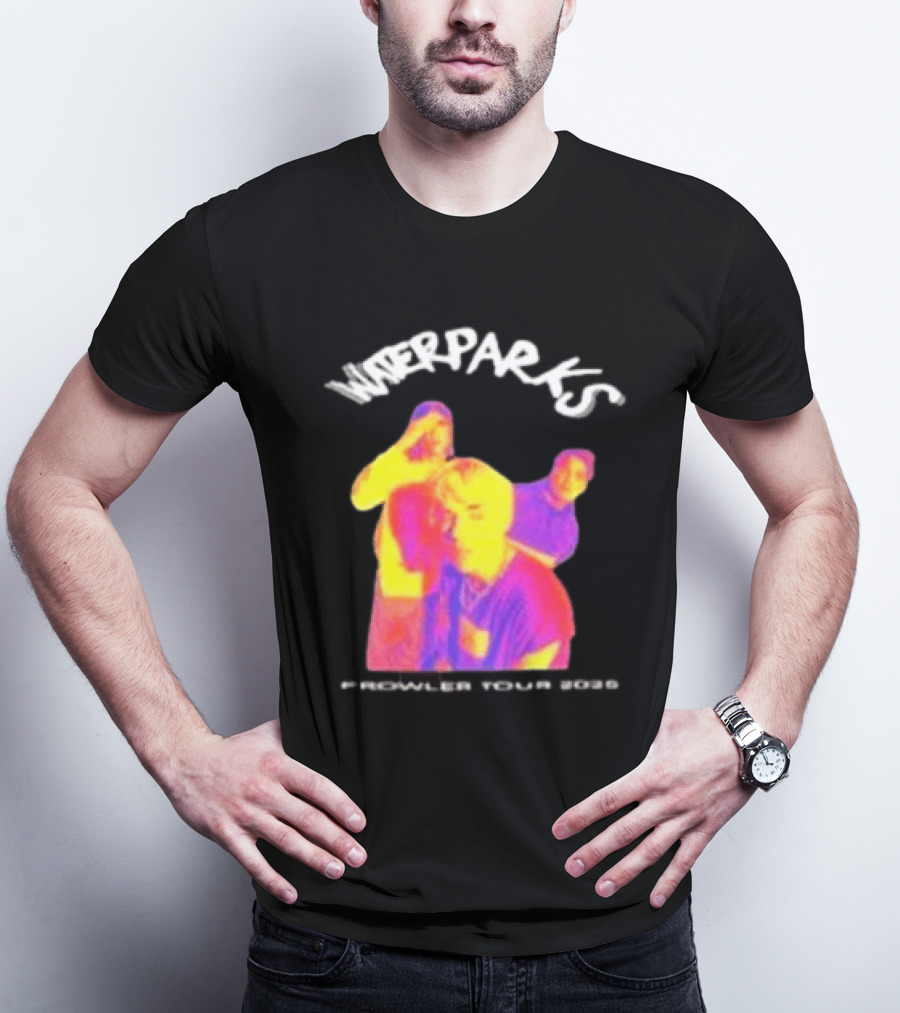 Waterparks Infrared Prowler Tour 2025 Crystallized Oceans Songs T-Shirt