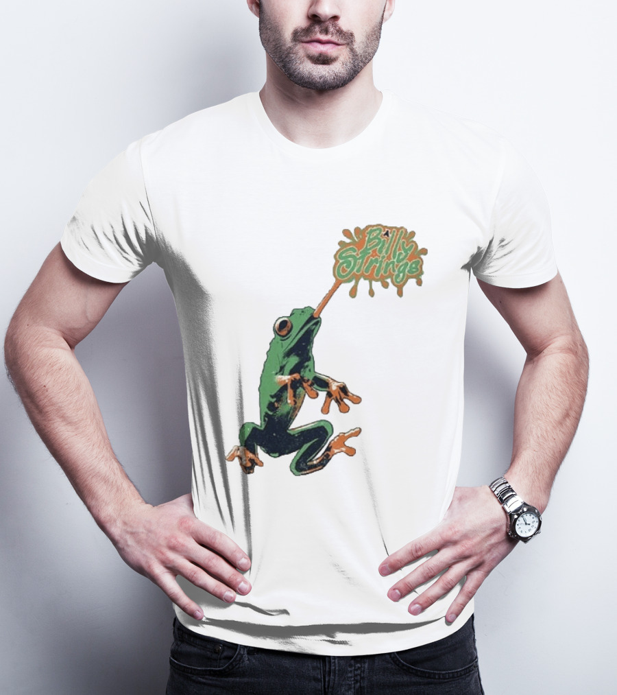 Billy Strings Frog With Orange Tongue And Fruit T-Shirt