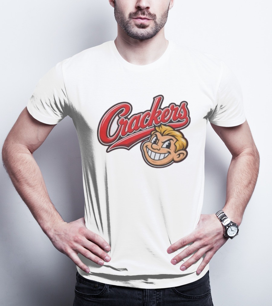 Crackers Vintage Baseball Team T-Shirt