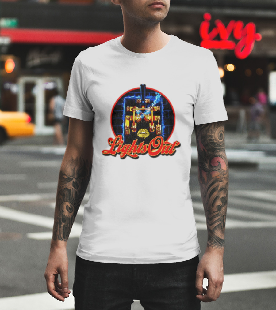 Dirty Honey Lights Out Electric Switch Rock Band Raglan T-Shirt