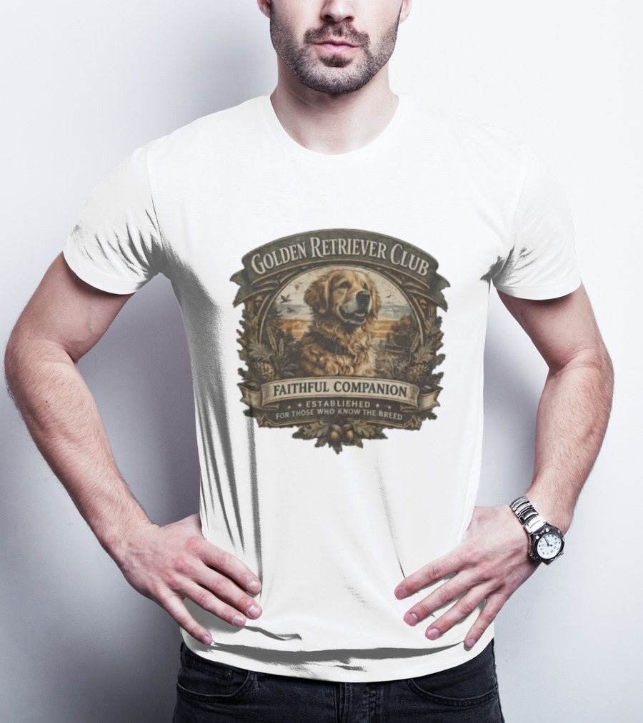 Golden Retriever Club Faithful Companion Established For Those Who Know The Breed T-Shirt