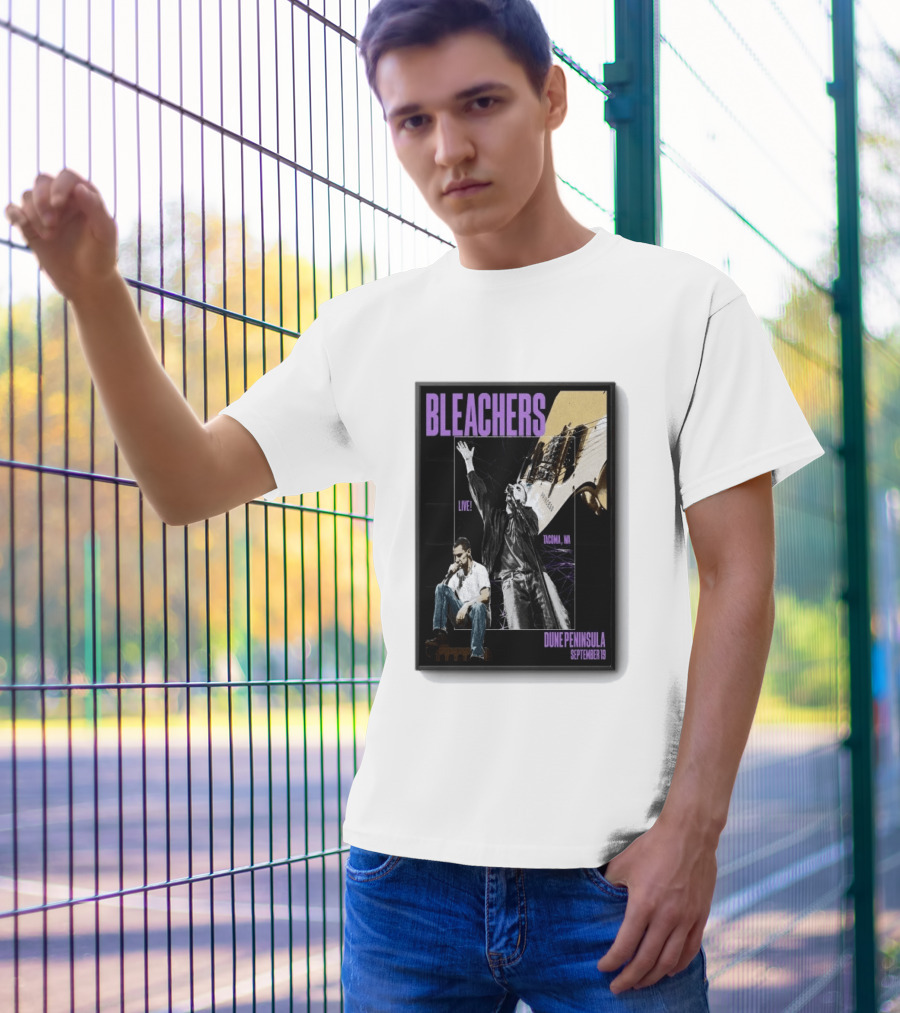 Bleachers Live Tacoma WA Dune Peninsula September 19 T-Shirt