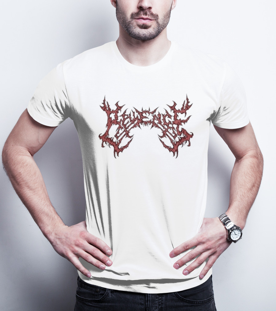 Revenge Red Dripping Gothic Relic Cement T-Shirt