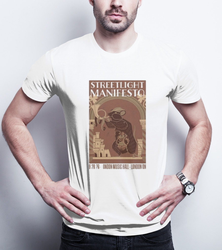 Streetlight Manifesto London Music Hall London 2026 Show T-Shirt