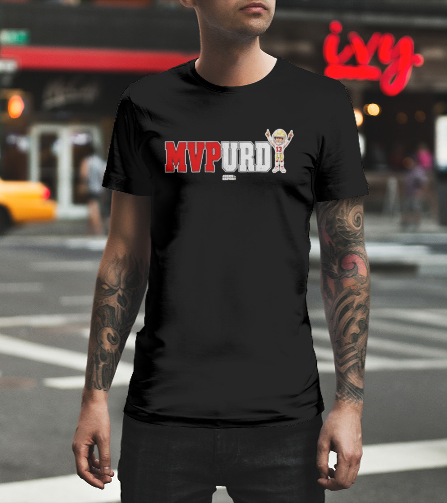 Brock Purdy MVPurd 49ers Report MVP SZN 13 San Francisco 49ers T-Shirt