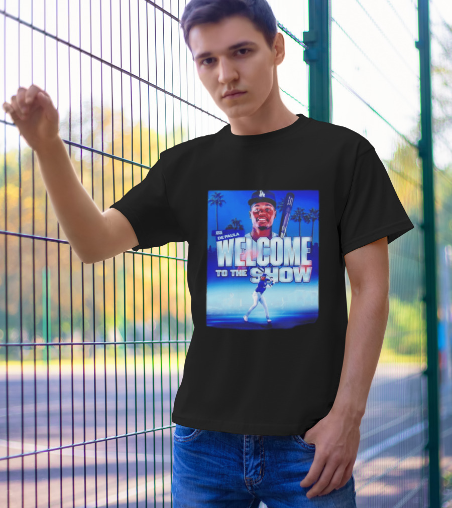 Josue De Paula Welcome To The Show Los Angeles Dodgers T-Shirt