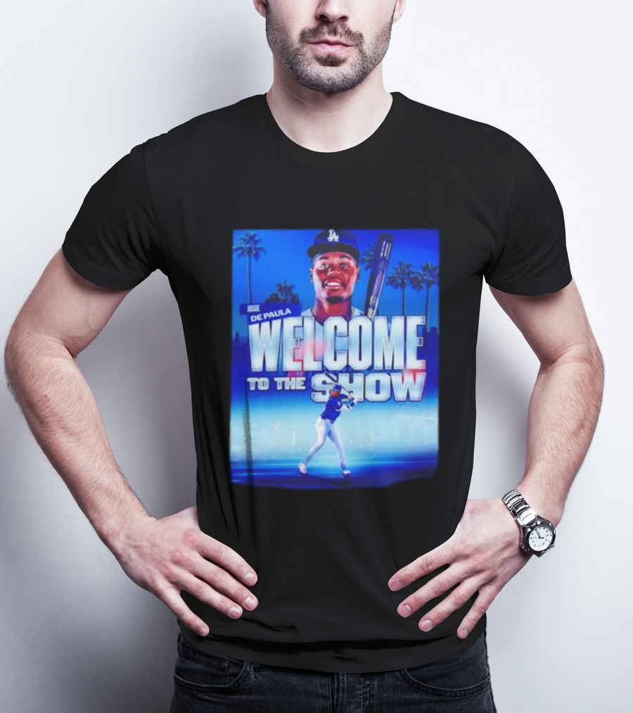 Josue De Paula Welcome To The Show Los Angeles Dodgers T-Shirt