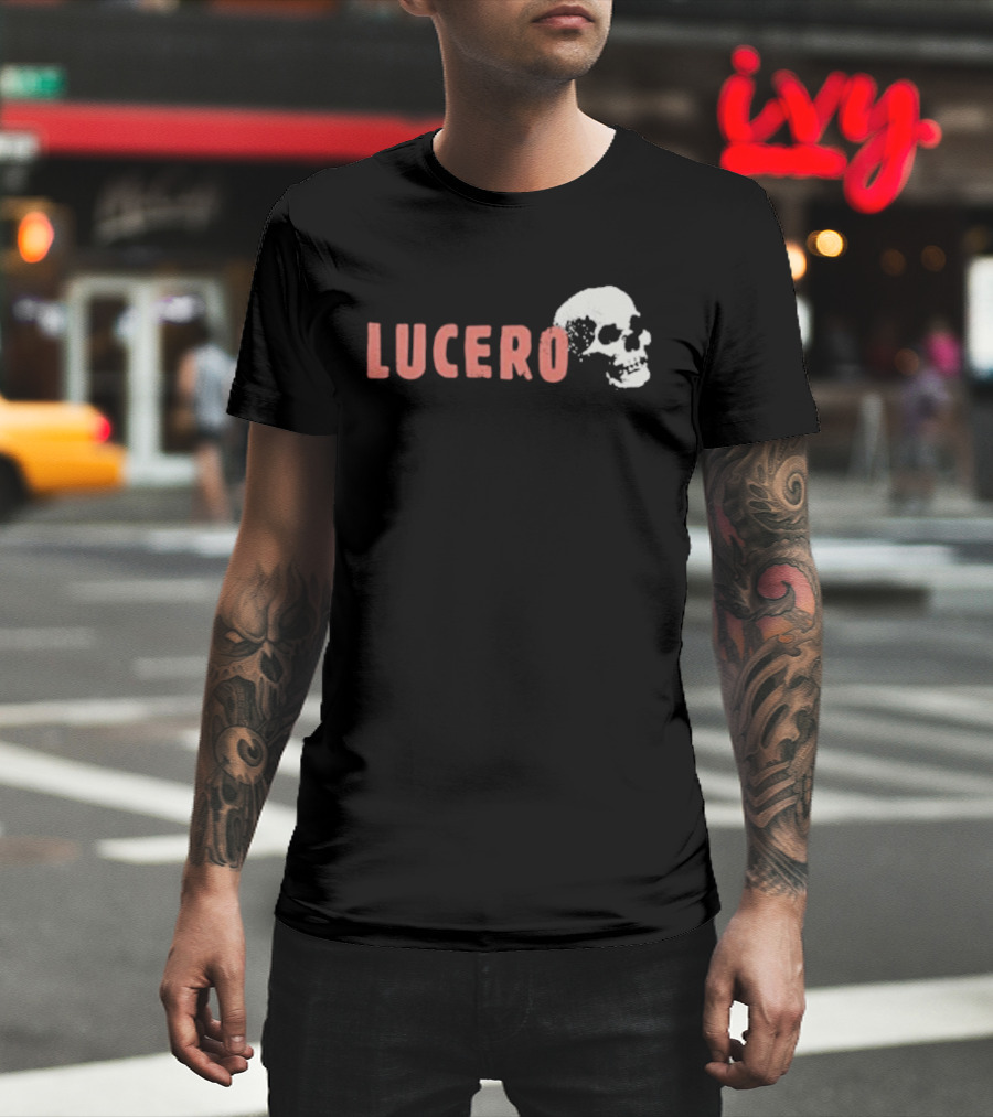 Lucero Skull Leaves T-Shirt