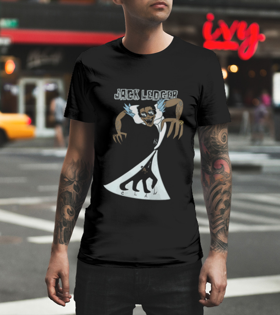 Jack Ledger Horror Character Summoning Creepy Figure T-Shirt