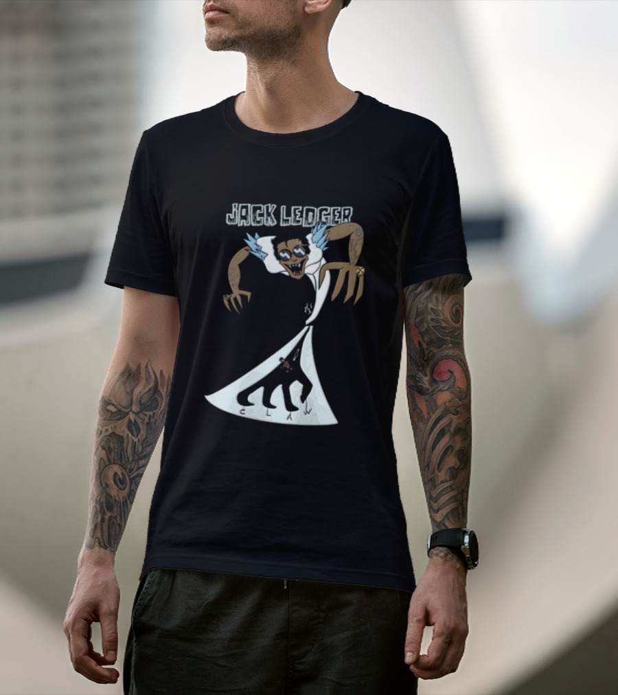 Jack Ledger Horror Character Summoning Creepy Figure T-Shirt