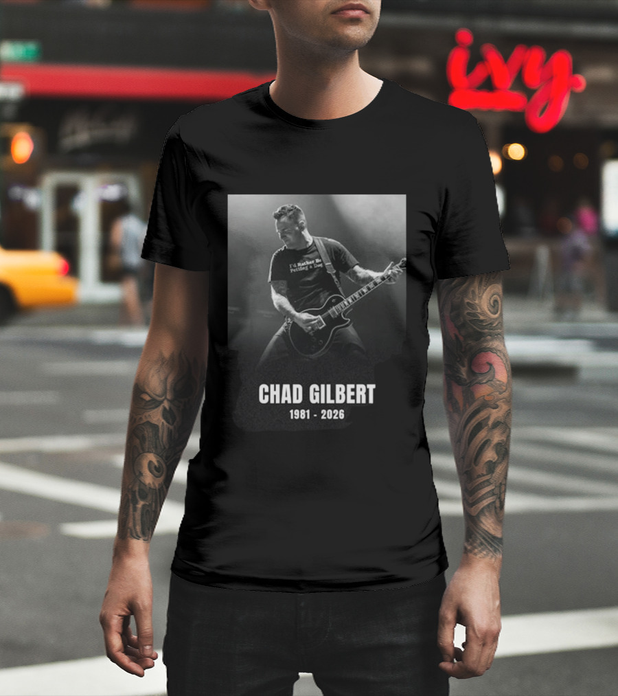 Chad Gilbert 1981 2026 I'd Rather Be Petting A Dog T-Shirt