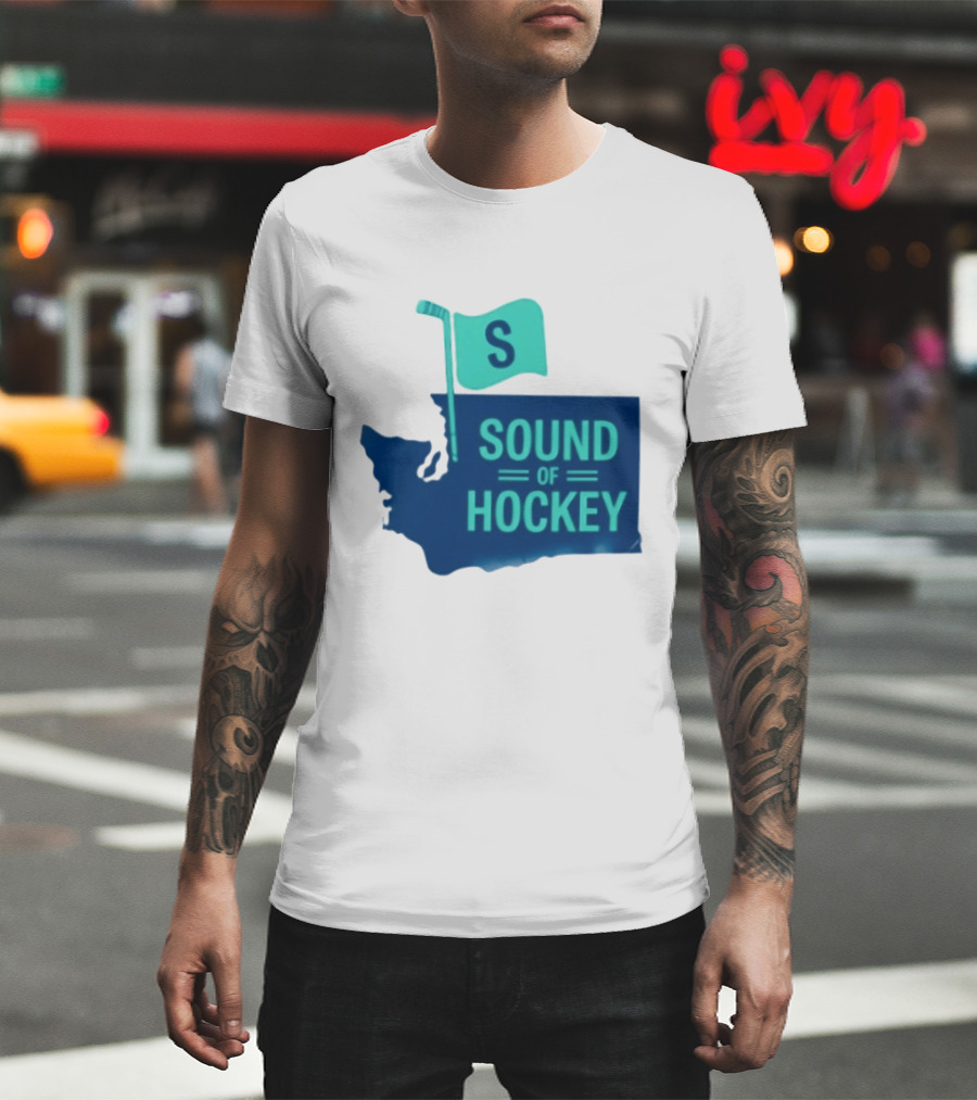 Seattle Kraken Sound Of Hockey State Flag S T-Shirt