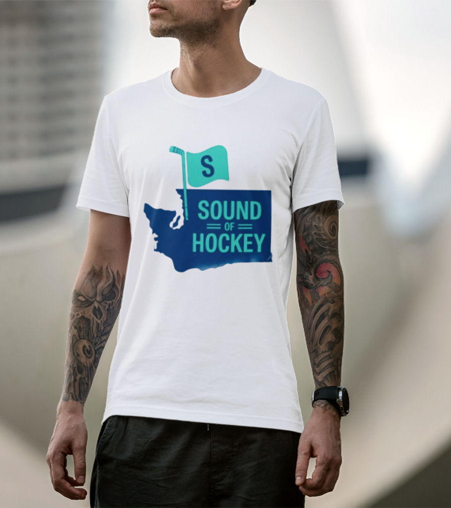 Seattle Kraken Sound Of Hockey State Flag S T-Shirt