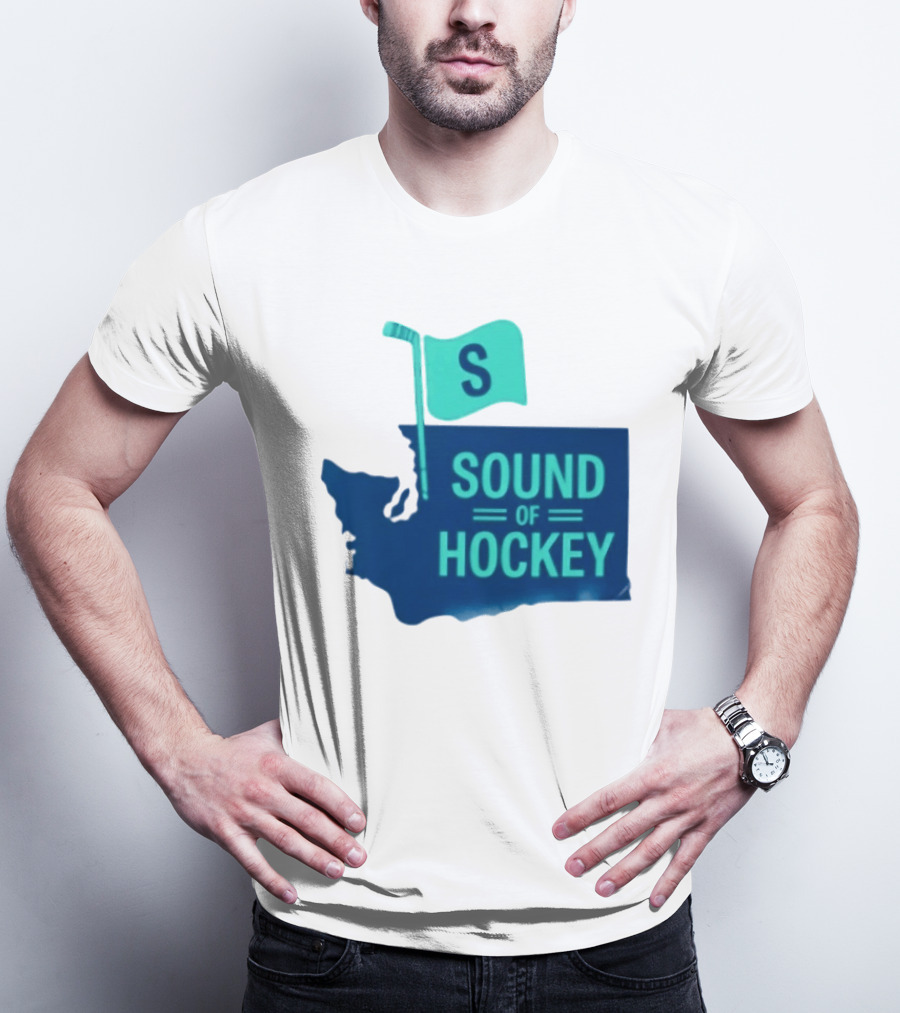 Seattle Kraken Sound Of Hockey State Flag S T-Shirt