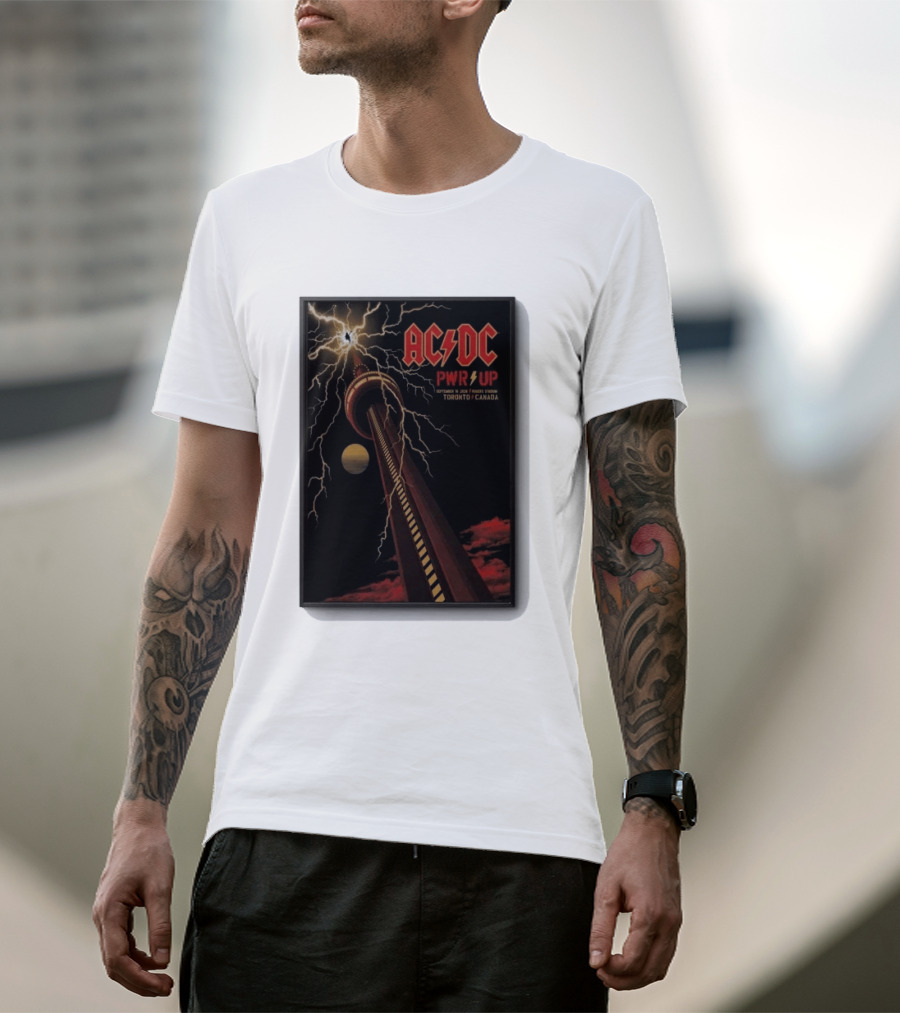 AC DC PWR UP Toronto Canada 2026 Rogers Stadium Concert T-Shirt