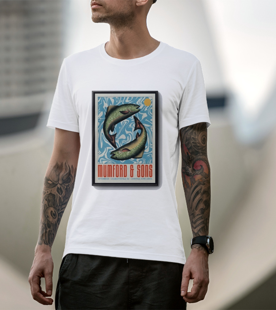 Original LIMITED Sep 20 2026 Mumford & Sons Tour John Paul Jones Arena Charlottesville T-Shirt