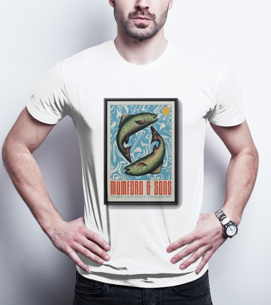 Original LIMITED Sep 20 2026 Mumford & Sons Tour John Paul Jones Arena Charlottesville T-Shirt