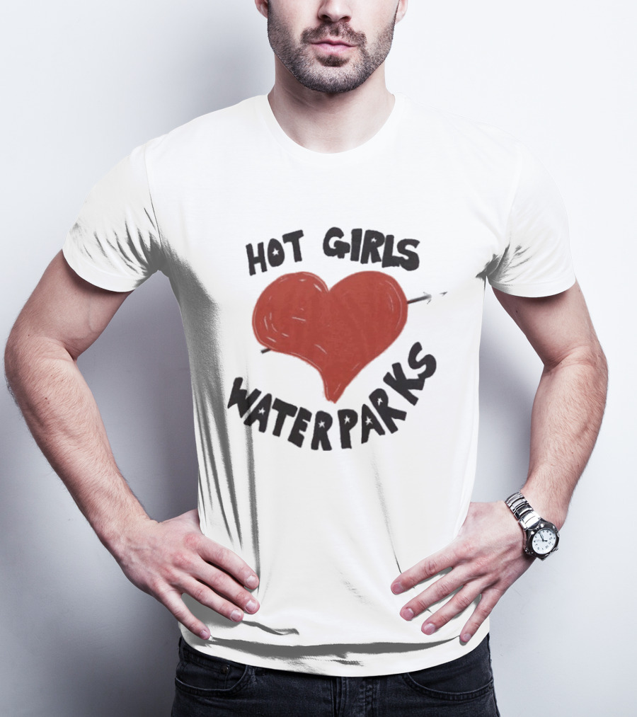 Waterparks Hot Girls Heart Arrow Cropped Baby Top T-Shirt