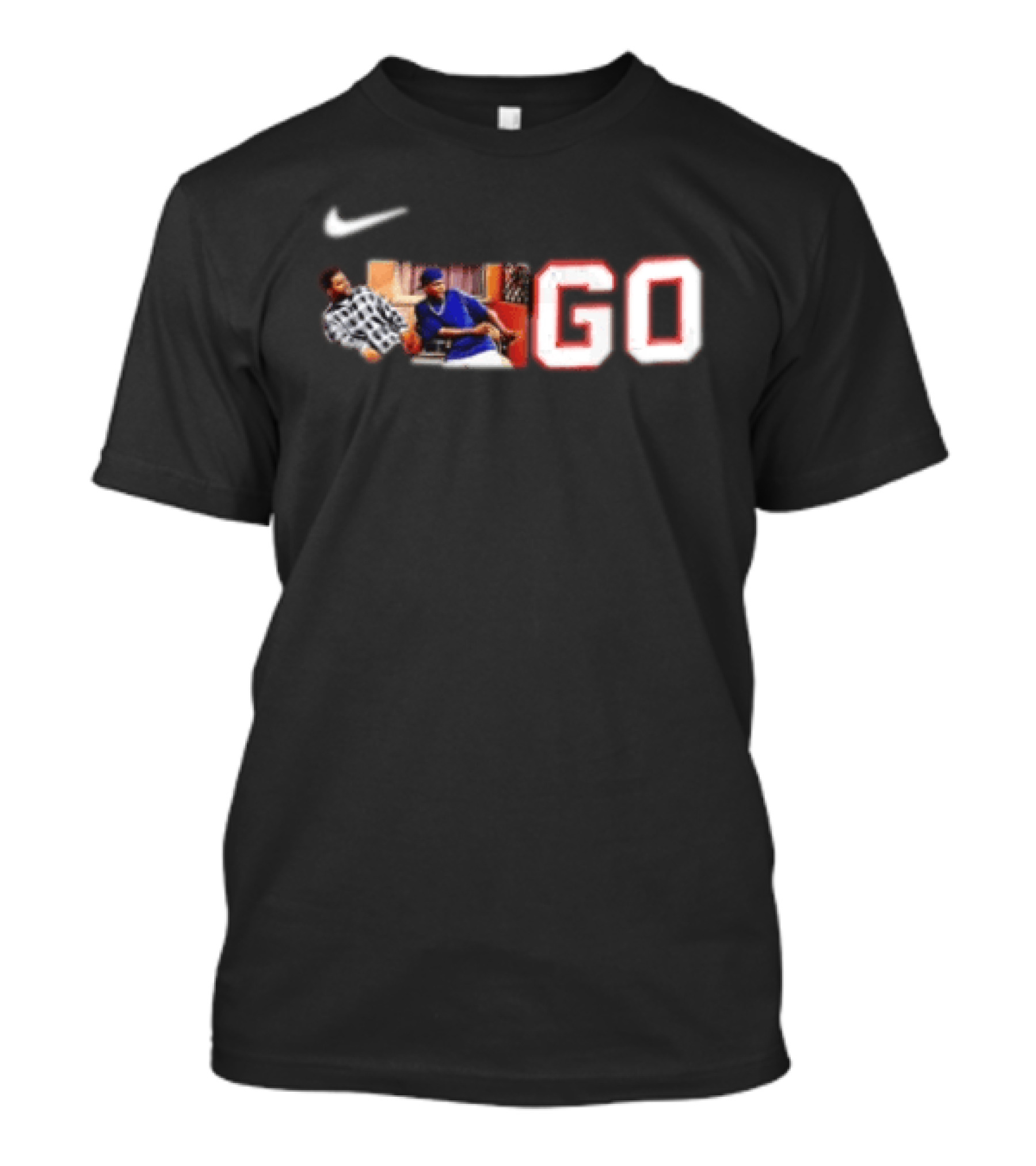 Nike Chicago Bears Meme Two Men Pointing GO Scene T-Shirt
