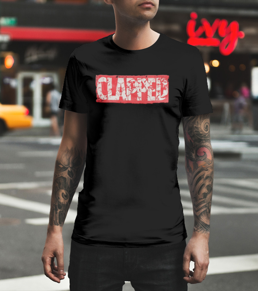 Clappedmob Raw Cut Halloween Horror Characters T-Shirt