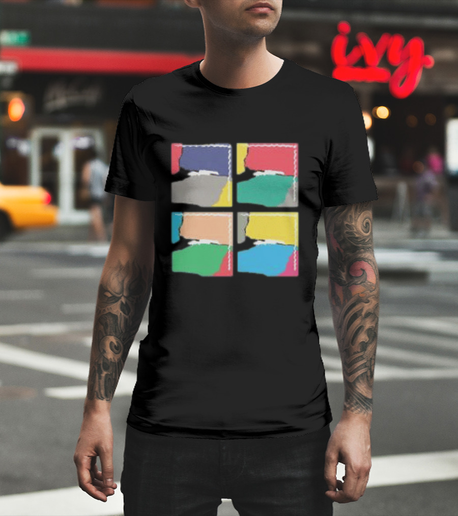Genesis Abacab 45th Anniversary Multicolor Blocks T-Shirt