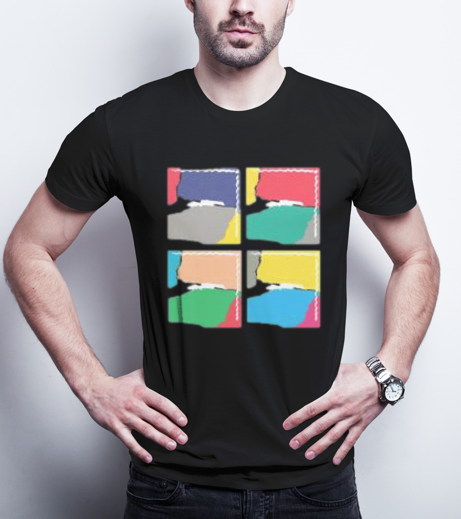 Genesis Abacab 45th Anniversary Multicolor Blocks T-Shirt
