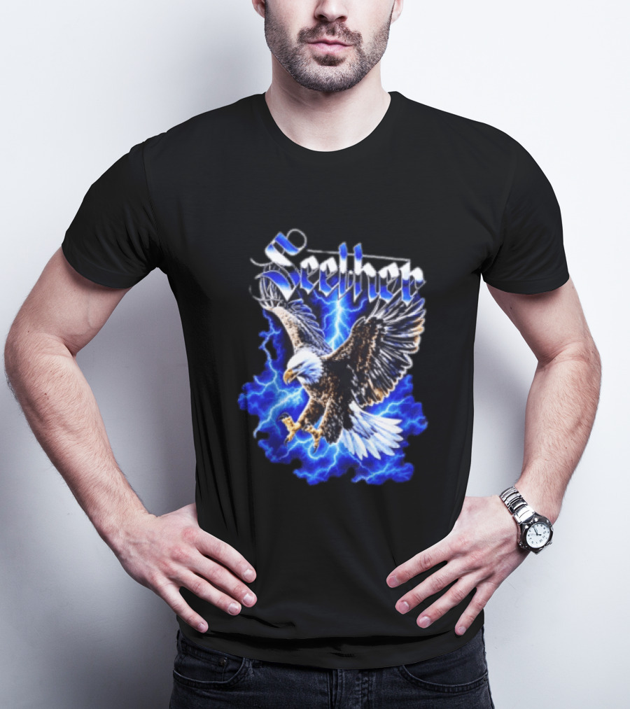 Seether Eagle Lightning Alternative Metal Band T-Shirt