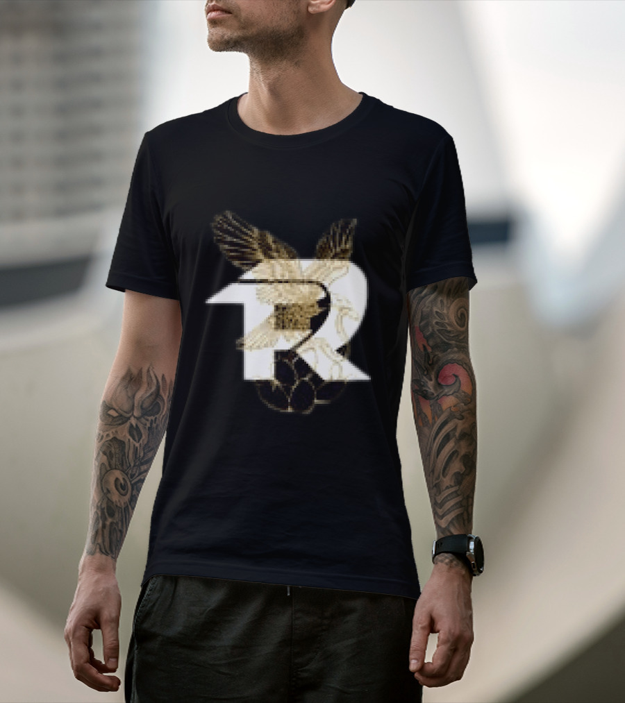 Fuerza Regida Aguila Emblem Featuring Majestic Eagle T-Shirt