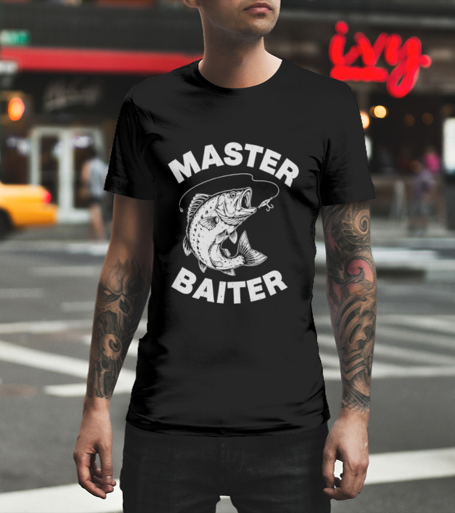 Master Baiter Fishing Hook Fish T-Shirt