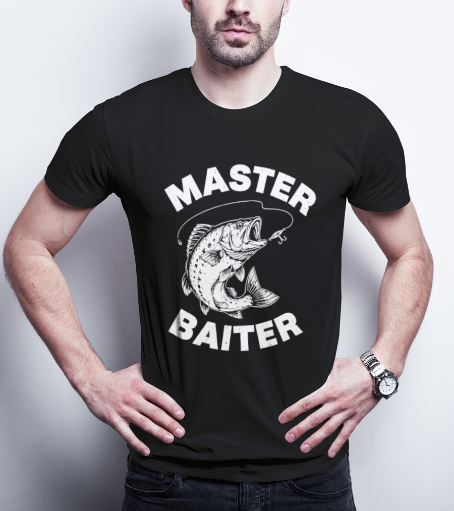 Master Baiter Fishing Hook Fish T-Shirt