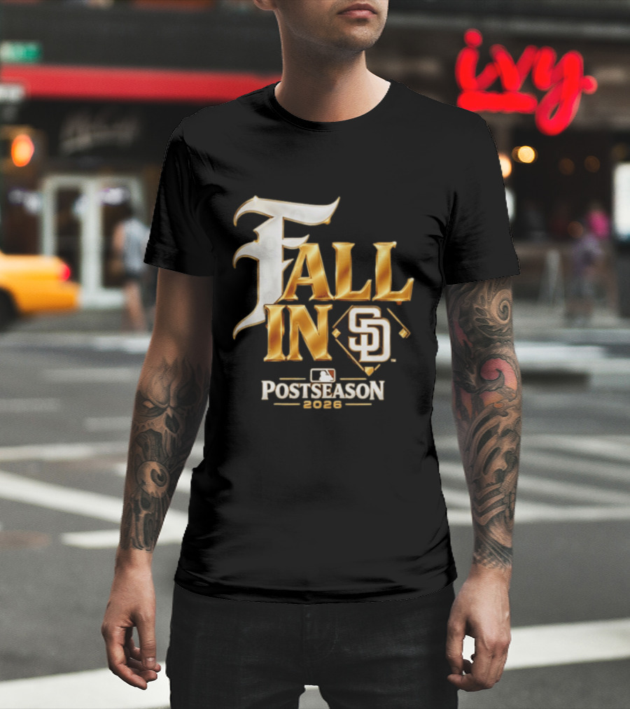 San Diego Padres Fall In SD Postseason 2026 MLB T-Shirt