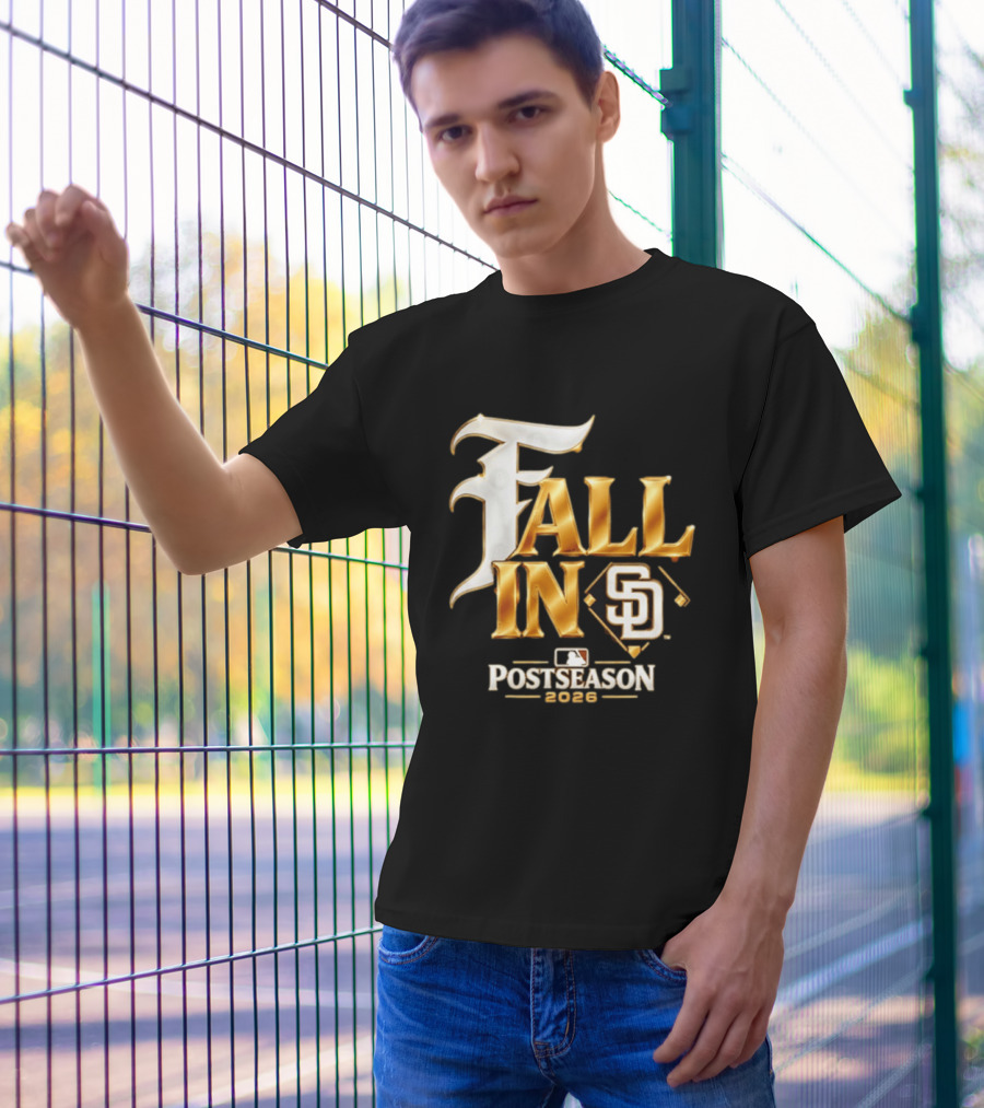 San Diego Padres Fall In SD Postseason 2026 MLB T-Shirt