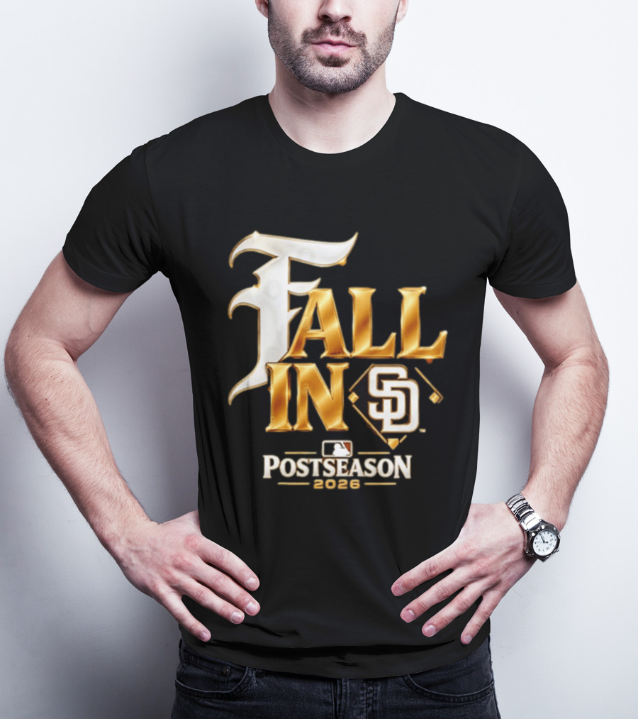 San Diego Padres Fall In SD Postseason 2026 MLB T-Shirt