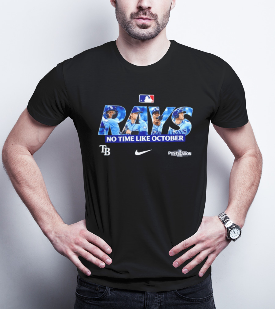 Tampa Bay Rays No Time Like October 2026 Postseason Collection MLB Nike T-Shirt