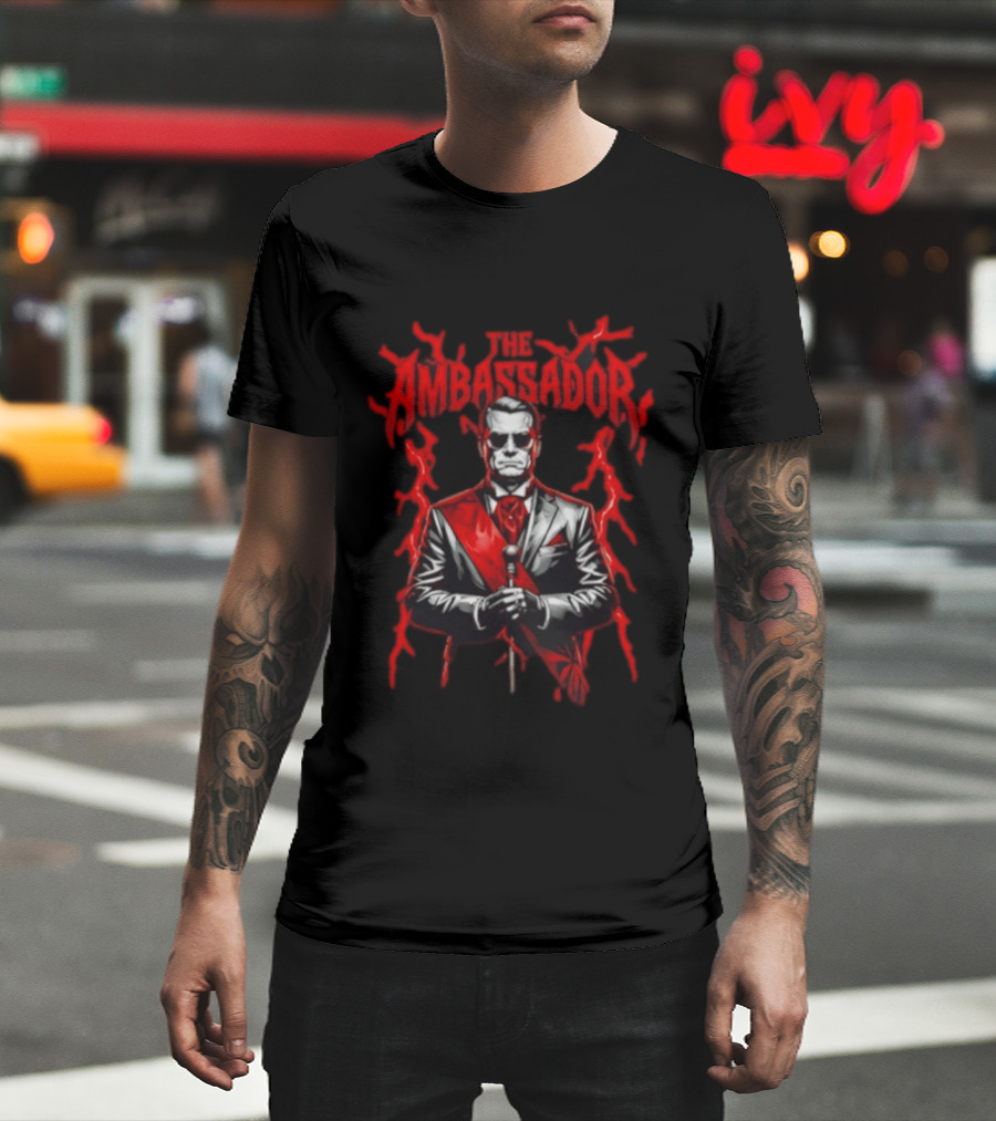 The Ambassador Red Suit Masterclass Suspect T-Shirt