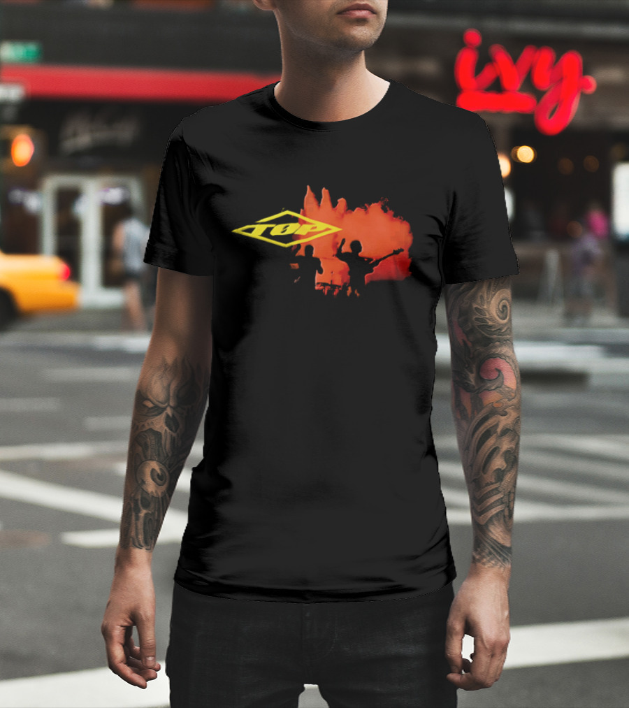 Twenty One Pilots Top Logo Red Splash T-Shirt