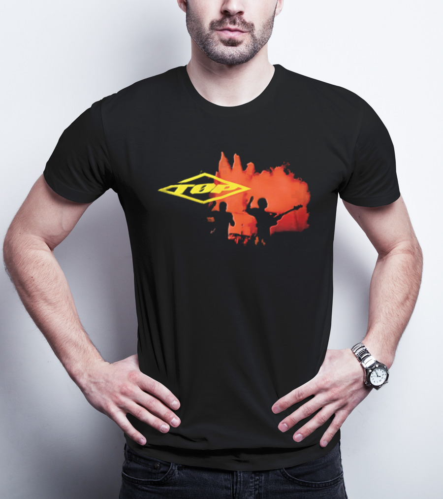 Twenty One Pilots Top Logo Red Splash T-Shirt