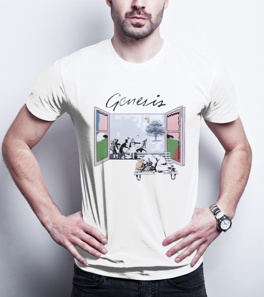 Genesis Abacab 45th Anniversary Open Window Scene T-Shirt