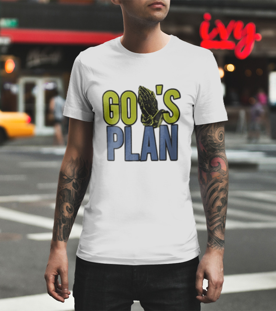 GO'S PLAN Praying Hands T-Shirt