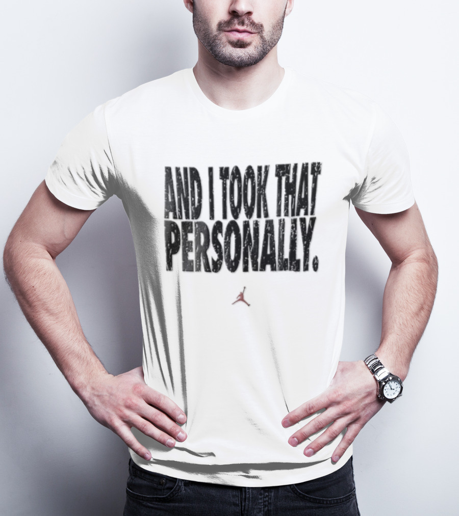 Michael I Took That Personally Distressed Jumpman T-Shirt