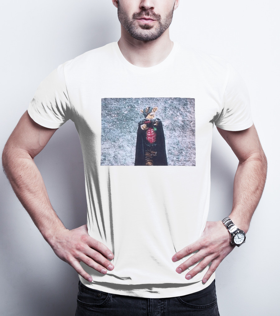 Medicom Toy Mle Kaiketsu Lion Maru Tiger Joe Sword Wielding T-Shirt